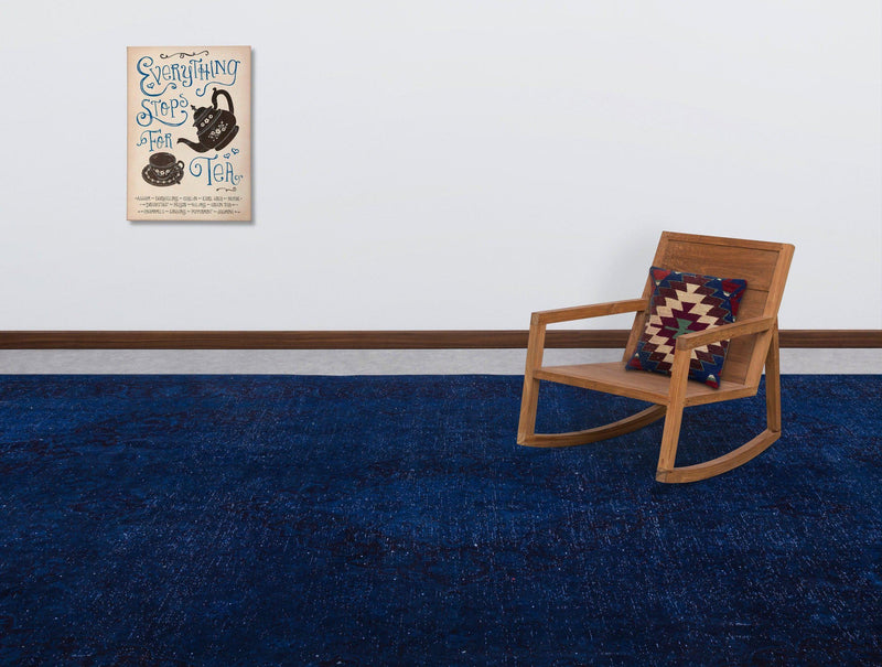 Overdyed Persian Rugs - Colored With Natural Dyes - Unique Rug Store Tagged "Blue"